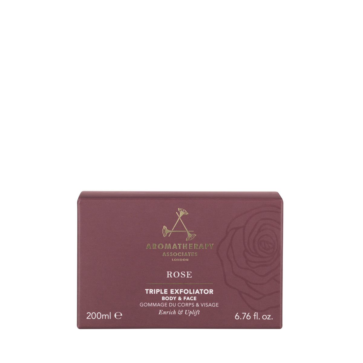 Aromatherapy Associates - Rose Triple Exfoliator Face & Body 200ml ...